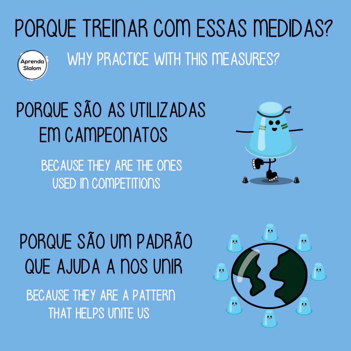 Como Montar a Fileira - Aprenda Slalom