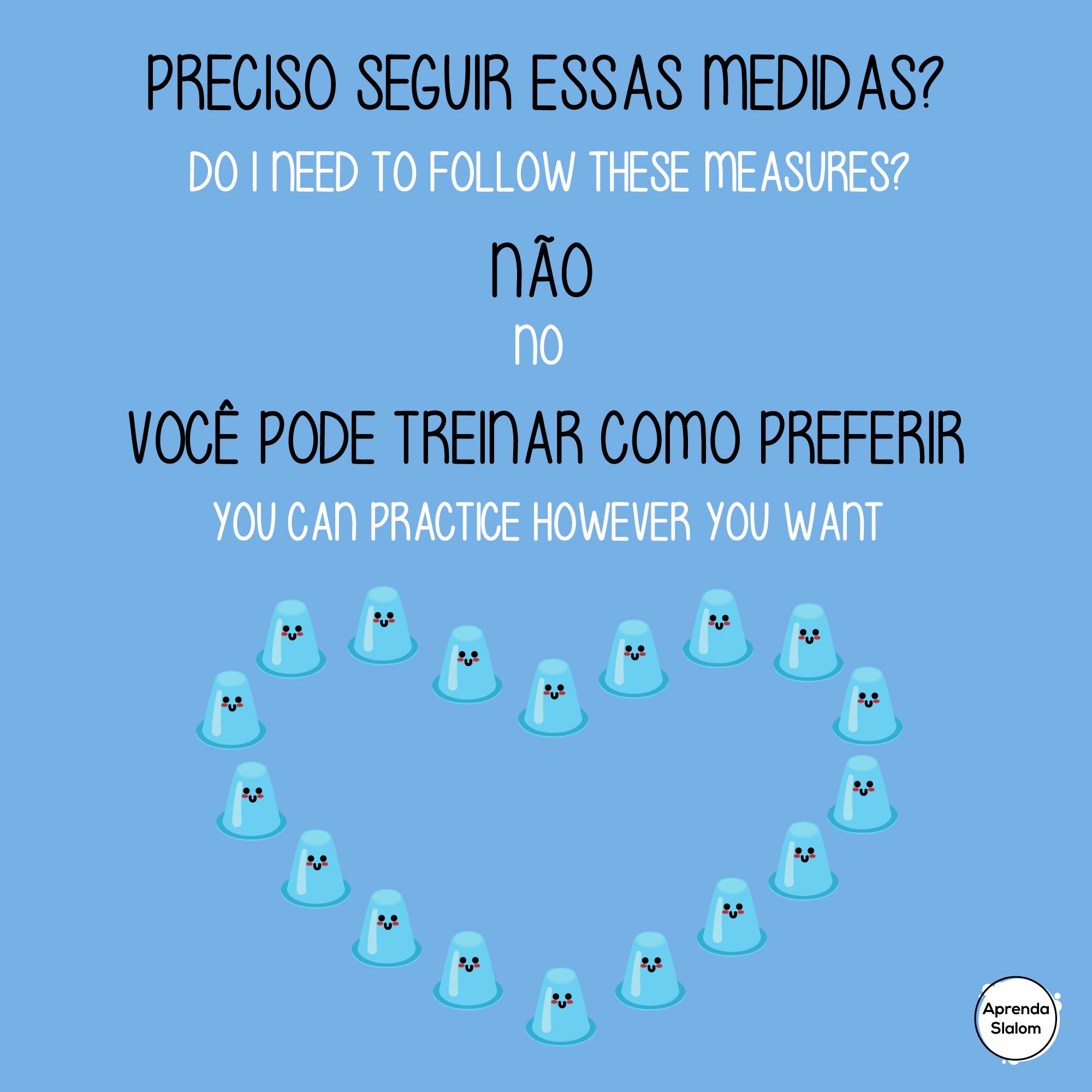 Como Montar a Fileira - Aprenda Slalom